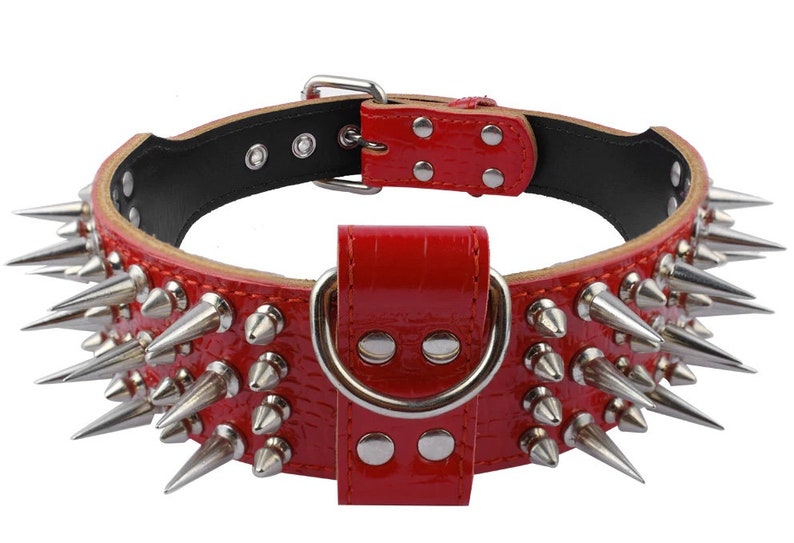 Dog Bite Collar Fashion Bully Dog Supplies Pitbull Bulldog PU - Etsy