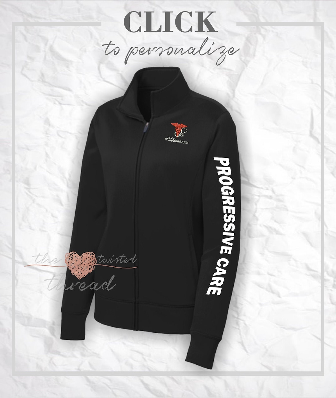 Healthcare Progressive Care Nurse Jacket Full Zip Progressive - Etsy