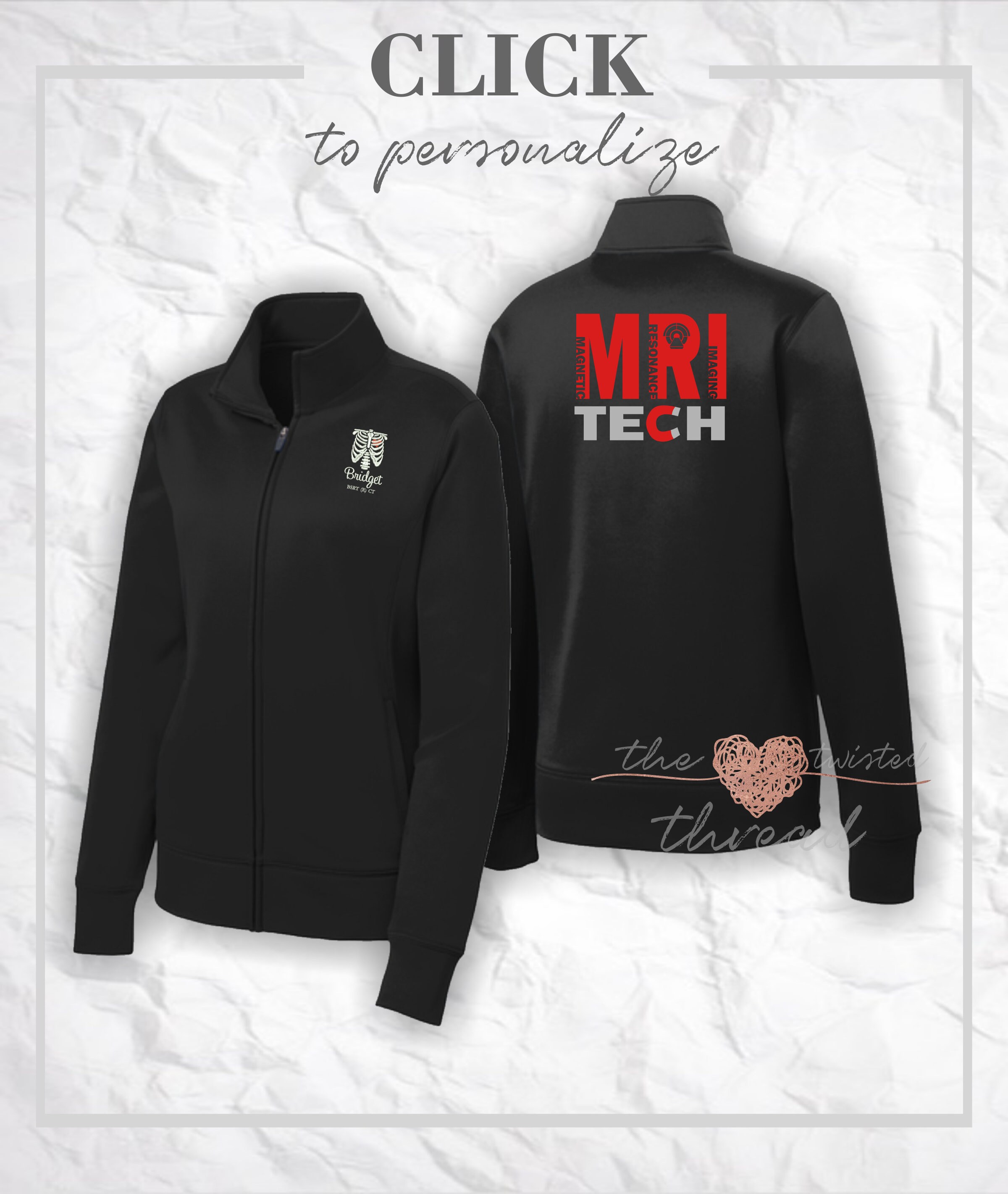 MrI Tech Jacke Mri Tech Gear RT Jacke MrI Tech Cover Bestickt | Etsy