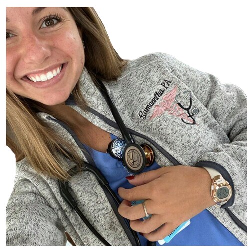 Healthcare Nurse Jacket RN Jacket Sweatshirt Embroidered - Etsy