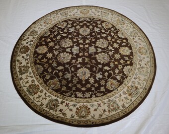 Round Silk Rug - Etsy