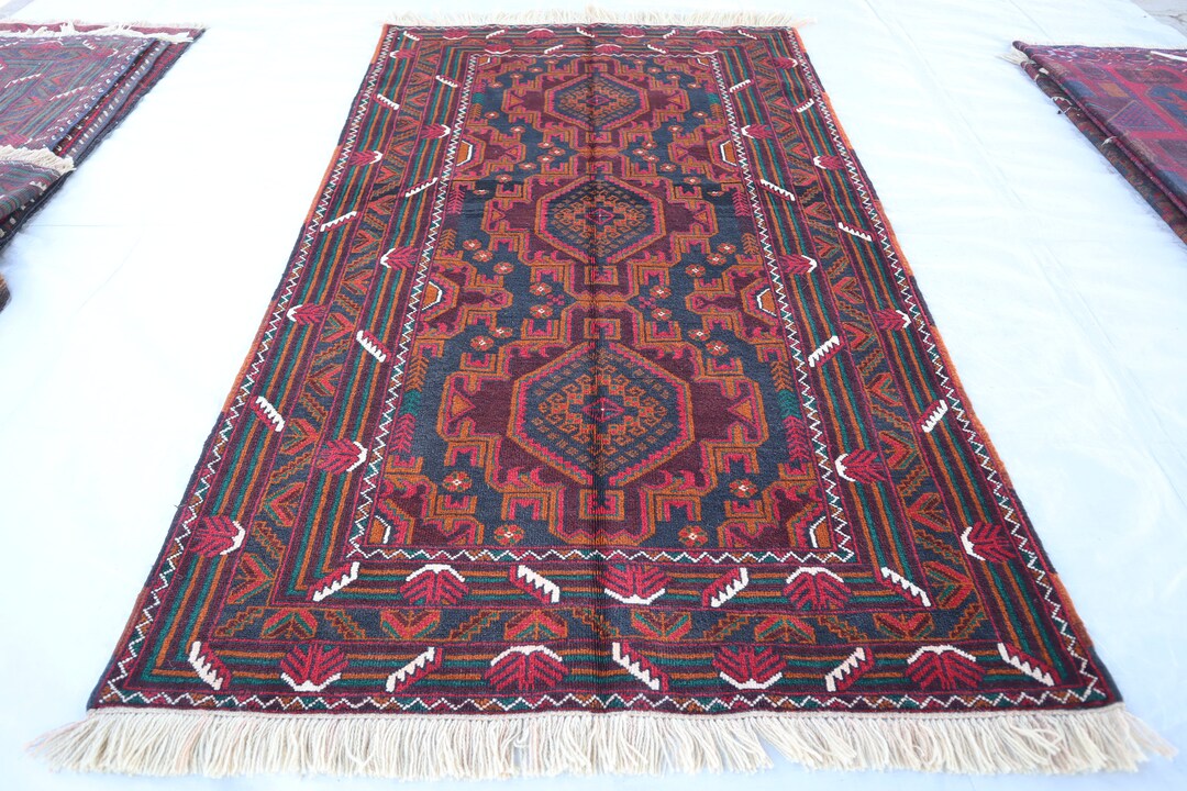 1960s Antique Collectors Piece 3'8x6'6 Ft Vintage Caucasian Terracotta ...