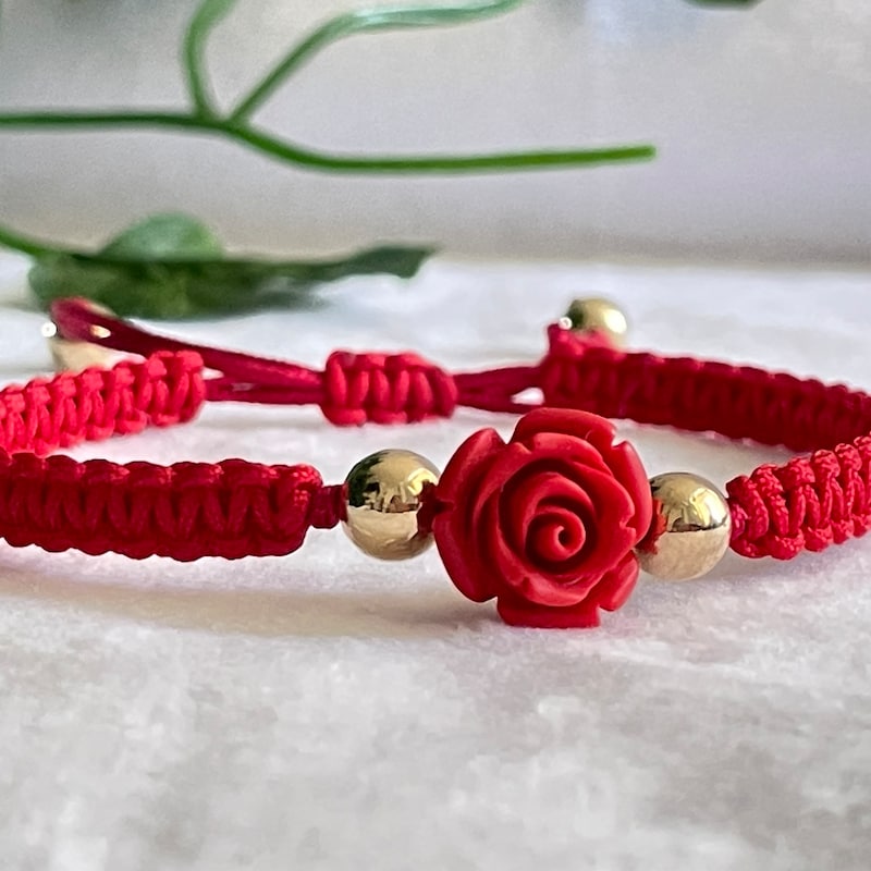 Rose Bracelet - Etsy