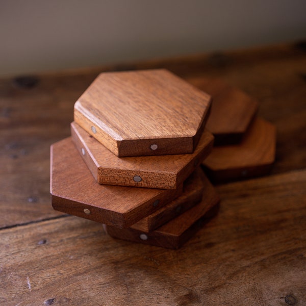 Hexagon Coasters - Etsy