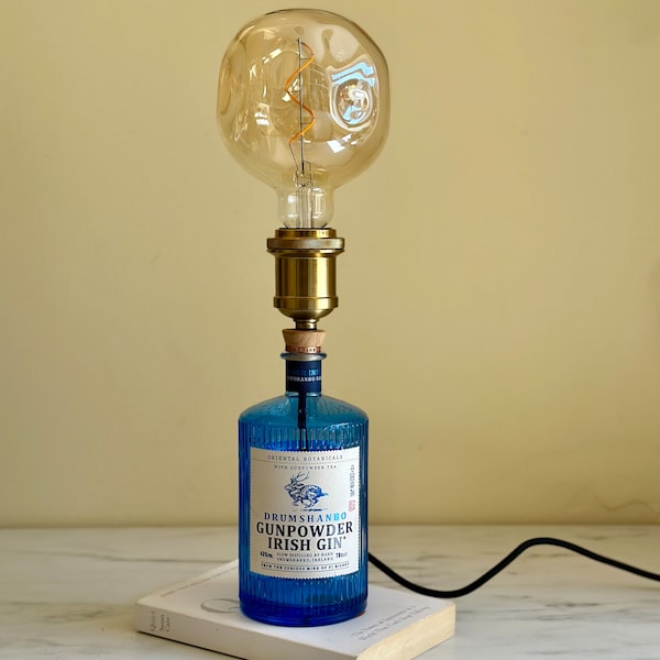 Gin Bottle Lamp - Etsy UK