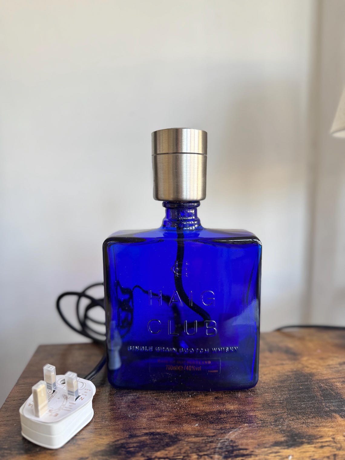 Haig Club Blue Whisky Bottle Table Lamp - Limited Edition, Whiskey ...