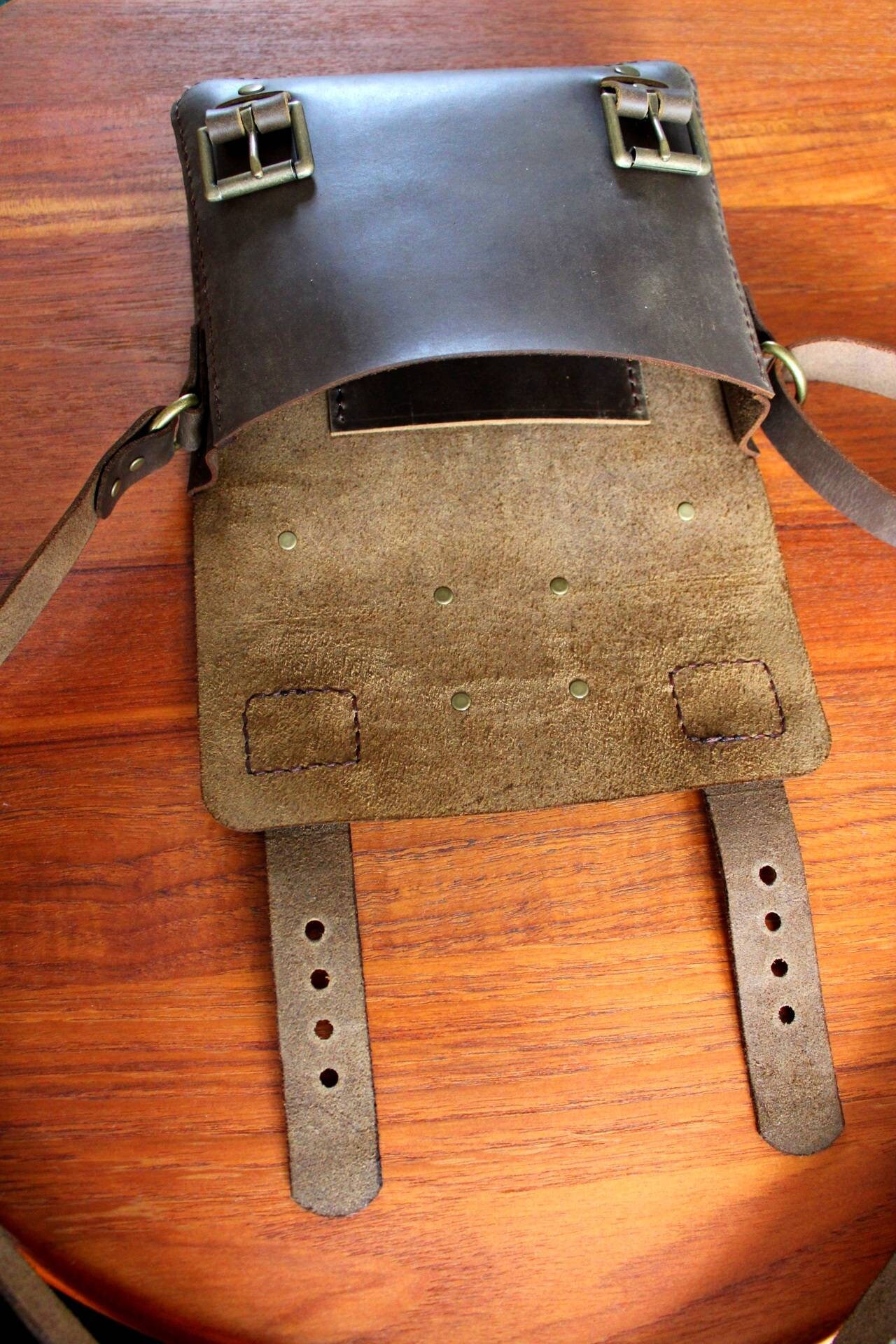 Handmade Full Grain Leather E.D.C Satchel - Etsy