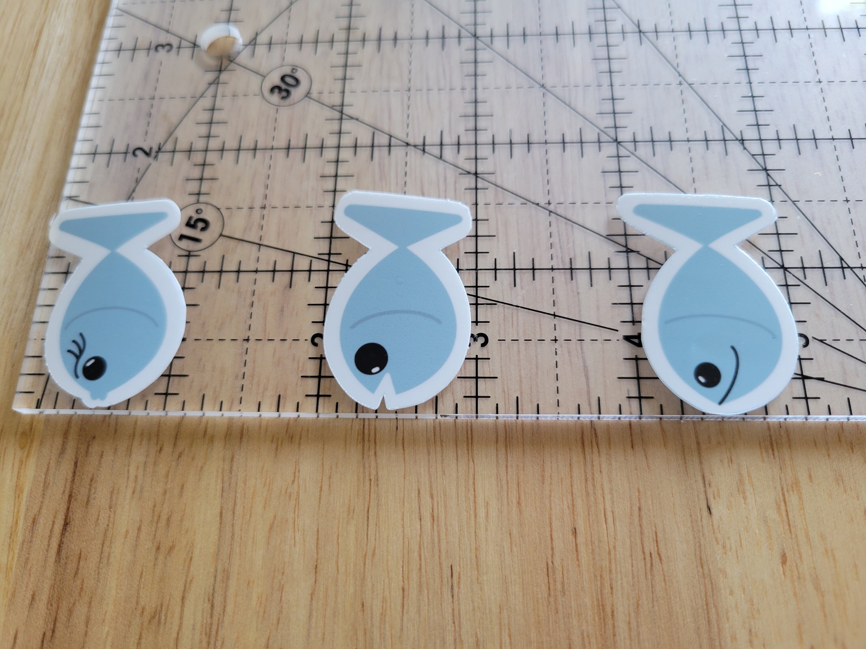 Here Fishy Fishy Fishing stickers Pack. | Etsy