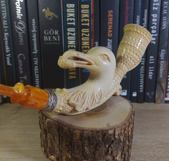 Fishing Bird Unique Collectible Meerschaum Smoking Pipes by | Etsy