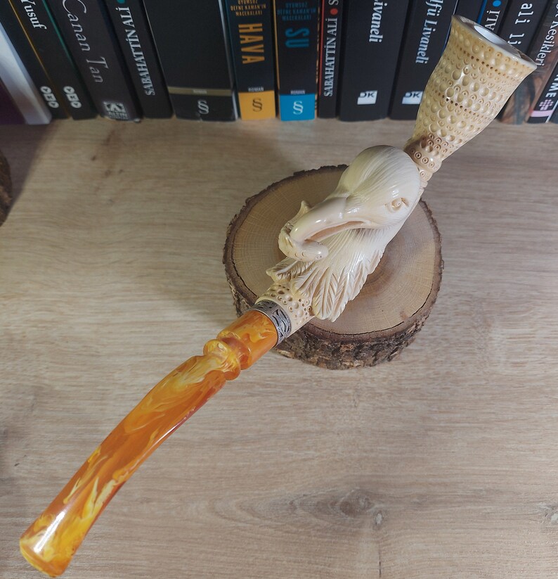 Fishing Bird Unique Collectible Meerschaum Smoking Pipes by - Etsy