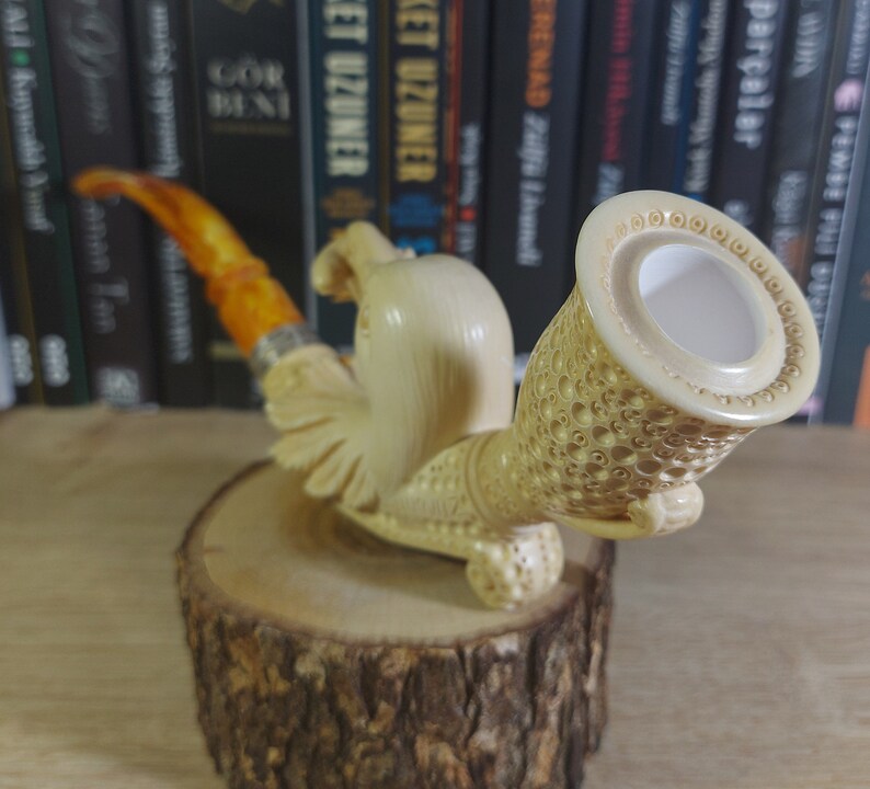 Fishing Bird Unique Collectible Meerschaum Smoking Pipes by - Etsy