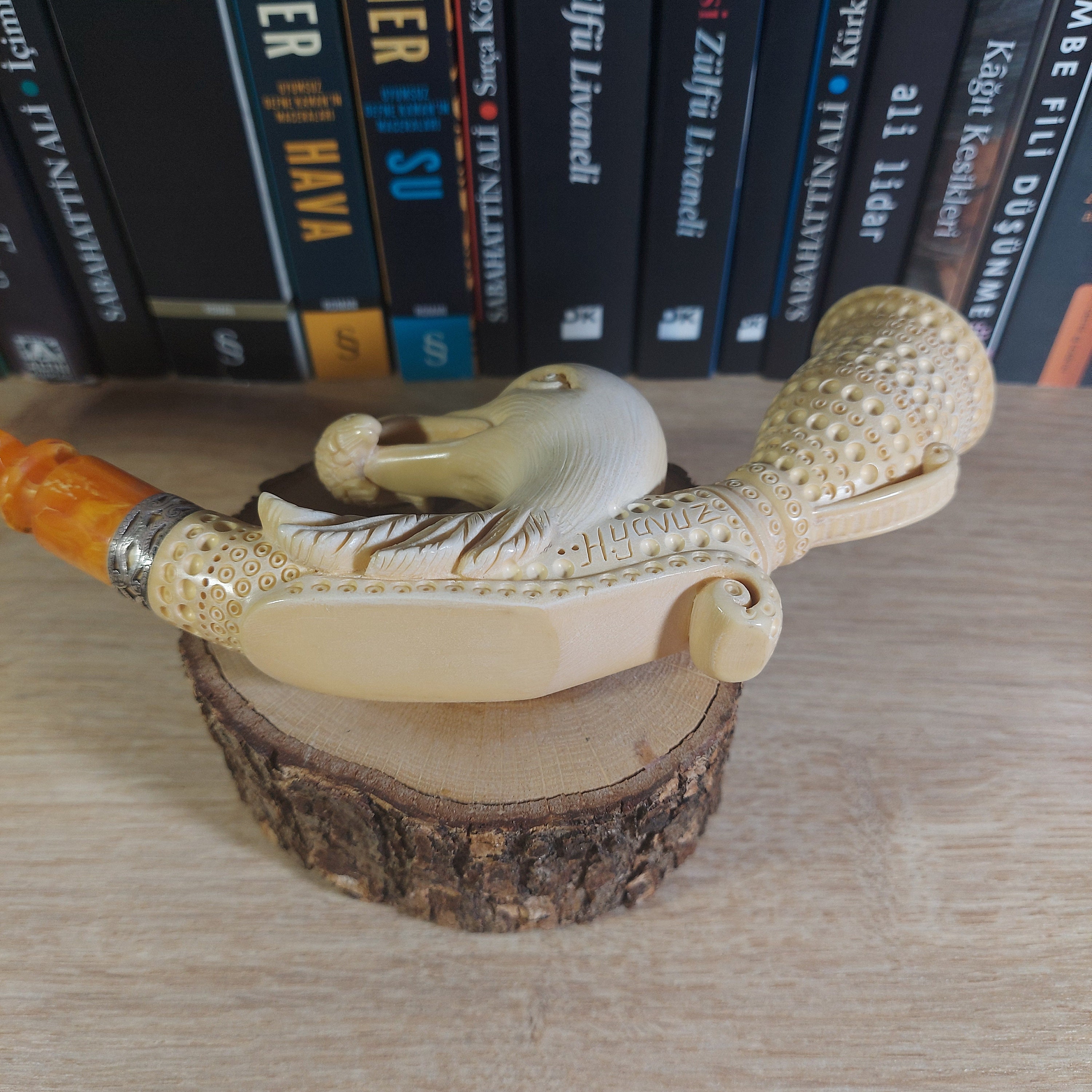 Fishing Bird Unique Collectible Meerschaum Smoking Pipes by - Etsy