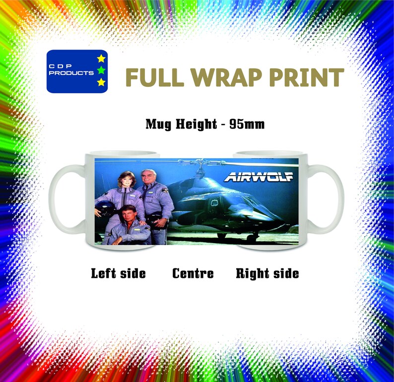 Airwolf Classic Tv Programme Ceramic Mug 10oz - Etsy