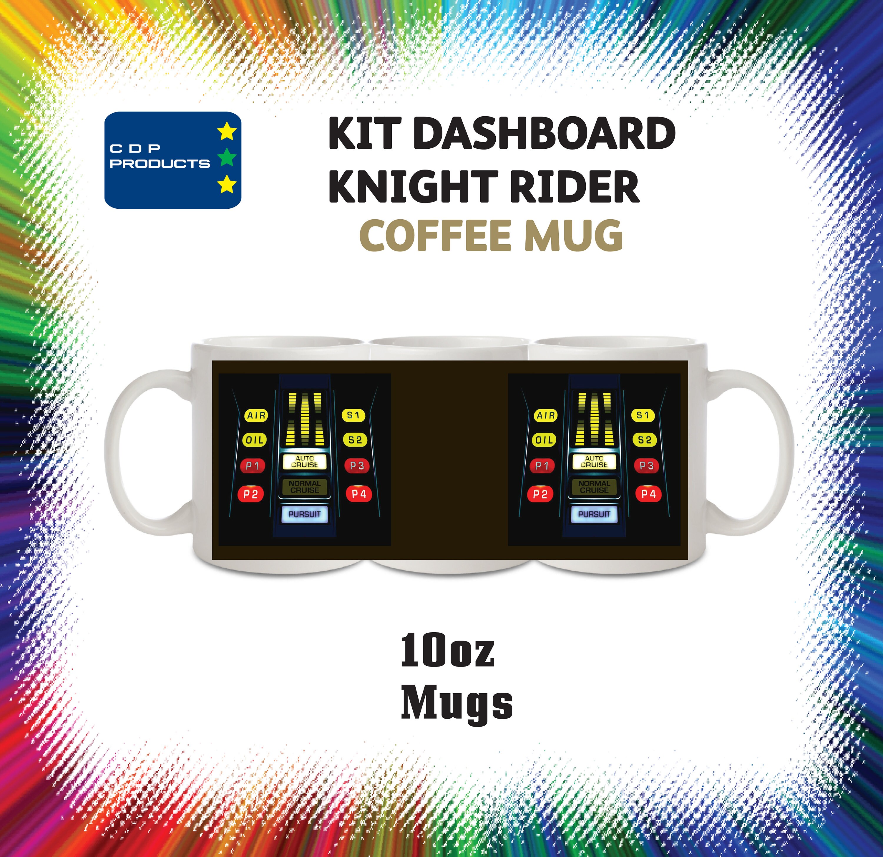 KNIGHT RIDER (KIT Dashboard) Novelty Coffee Mug - Etsy