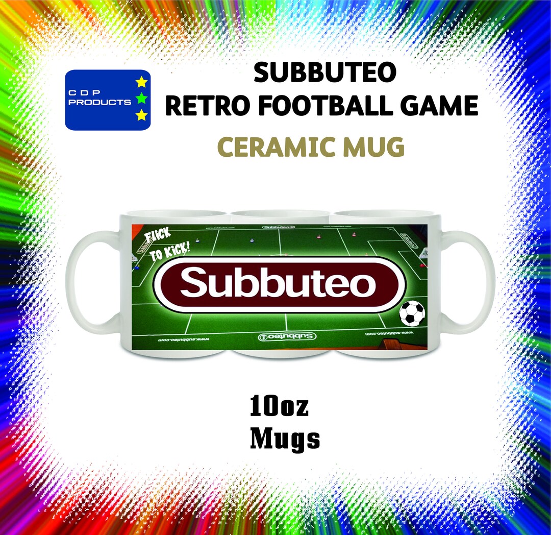 Subbuteo Retro Football Game Ceramic Mug - Etsy