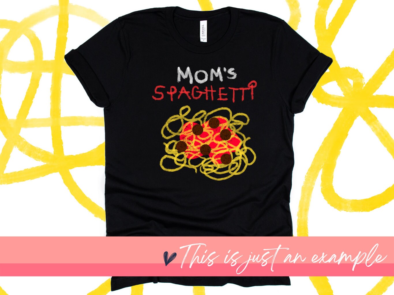 MOMS SPAGHETTI PNG File, Screen Print Transfer File - Etsy