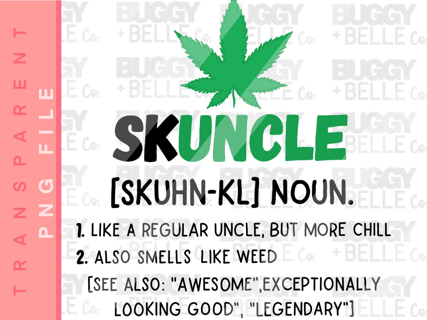 Skuncle Weed PNG File, Screen Print Transfer File - Etsy