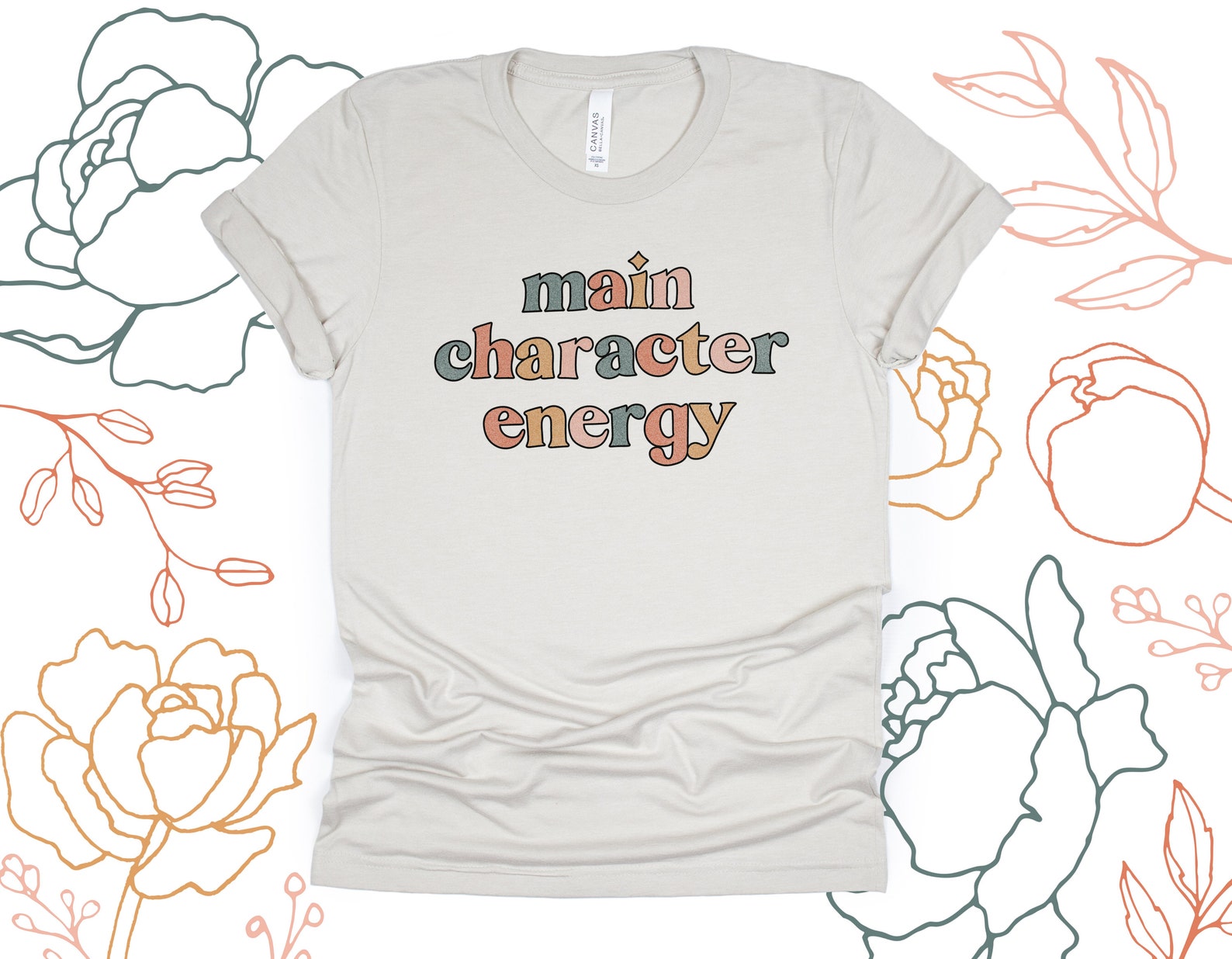 Main Character Energy PNG File, Screen Print Transfer File - Etsy