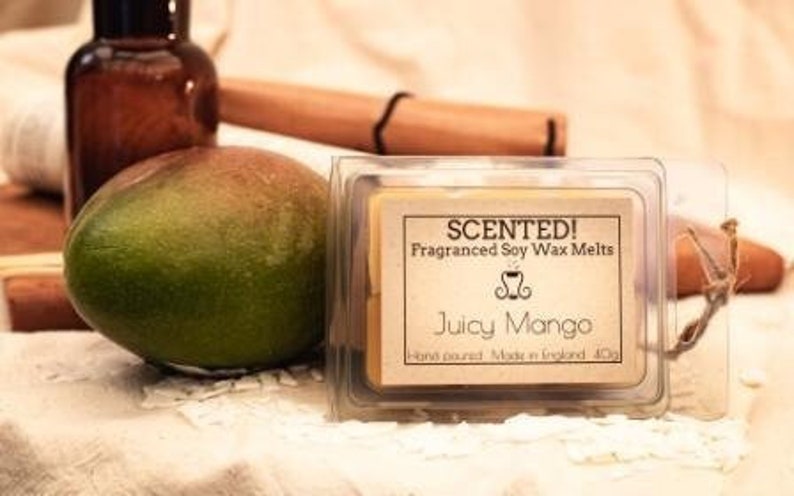 Juicy Mango Fragranced Soy Wax Melt - Etsy UK