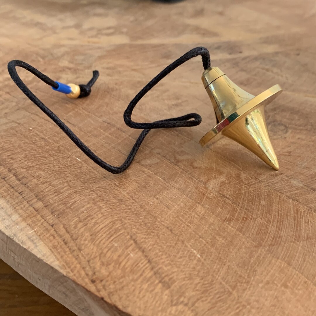 Divination Pendulum, Brass Spinning Top Pendulum, Witness Pendulum ...