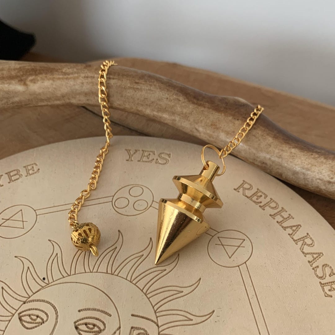 Argo Bronze Pendulum, Divination Pendulum for Beginners, Dowsing ...