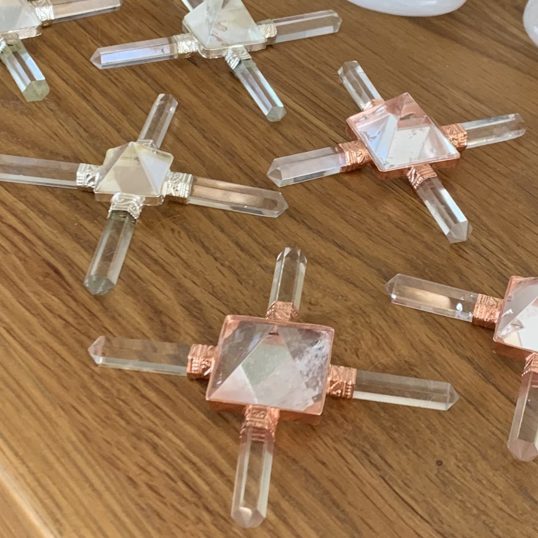 Quartz Crystal Pyramid, Energy Generator, EMF Protection, Healing ...