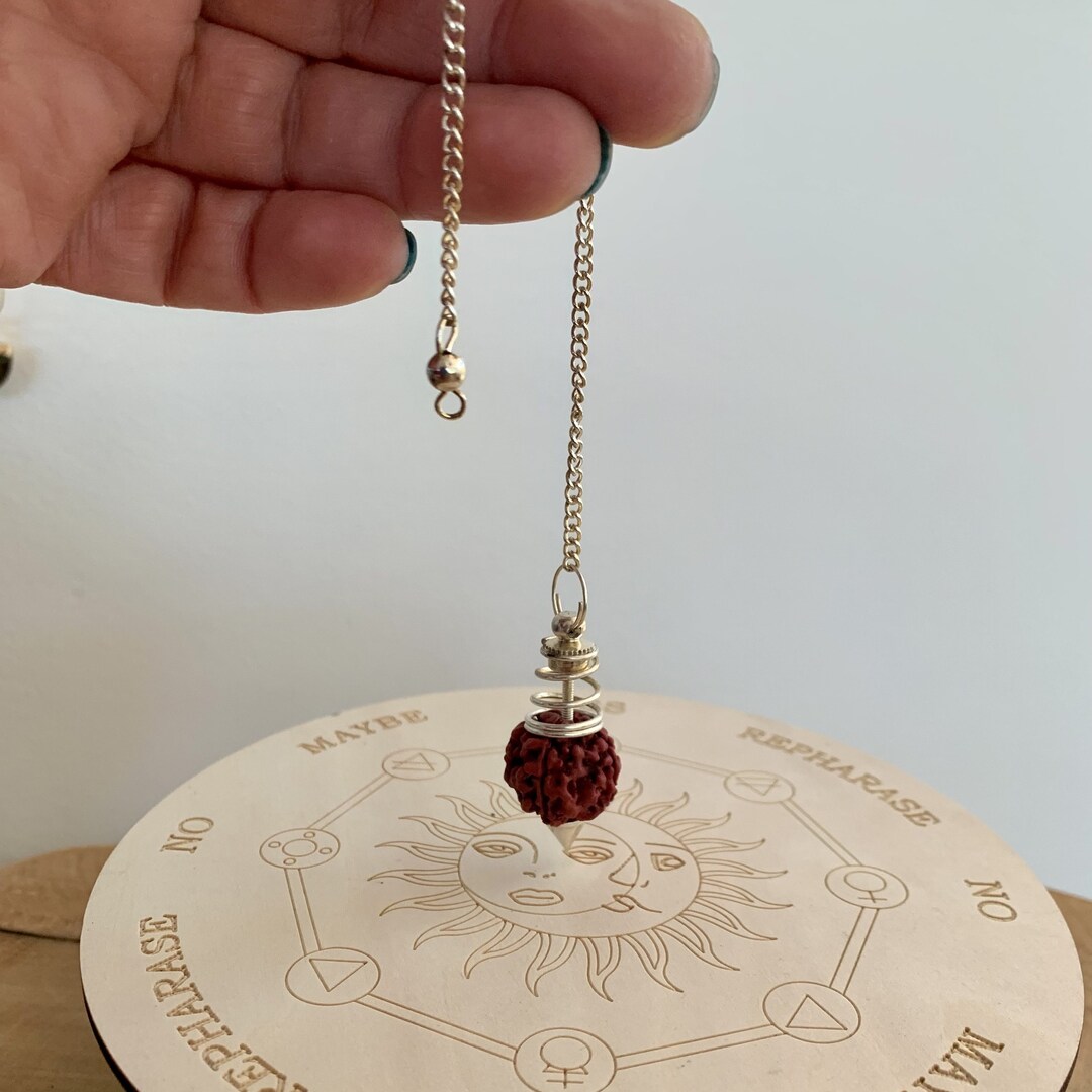 Divination Pendulum, Rudraksha Pendulum, Pendulum, Dowsing, Divination ...