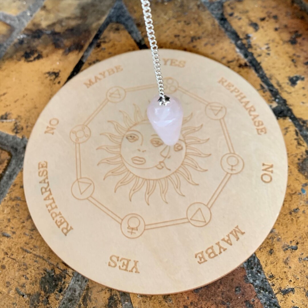 Divination Pendulum Board, Dowsing, Mediumship, Clairvoyance, Medium ...