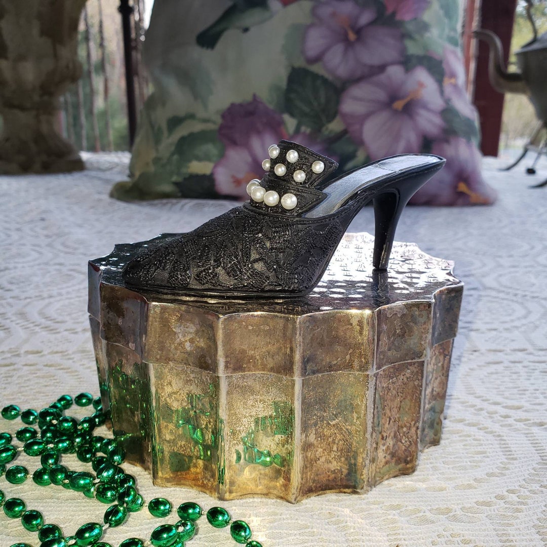 Miniature Collectible Women's Shoe High Heel Figurine Ornament ...