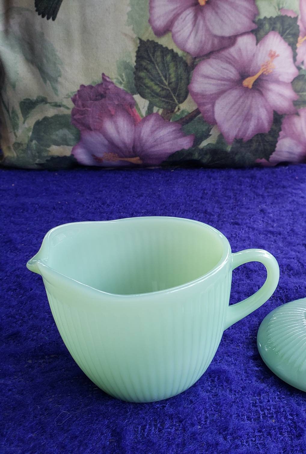 Fire King Jadeite Mid Century Modern Jane Ray Creamer Vintage - Etsy