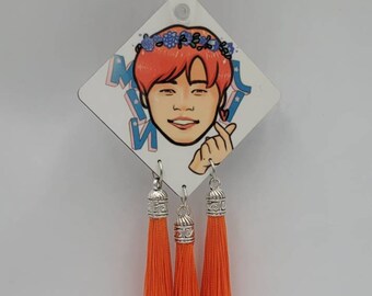 Spinning BTS Logo Rearview Mirror Car Charm, Car Decoration, Bangtan ...