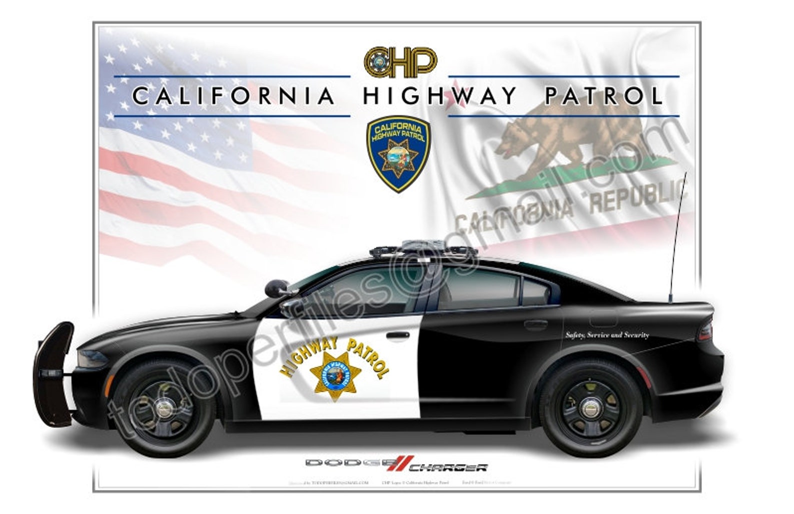 CHP California Highway Patrol Patrol Cars & Air Units Posters Profiles ...