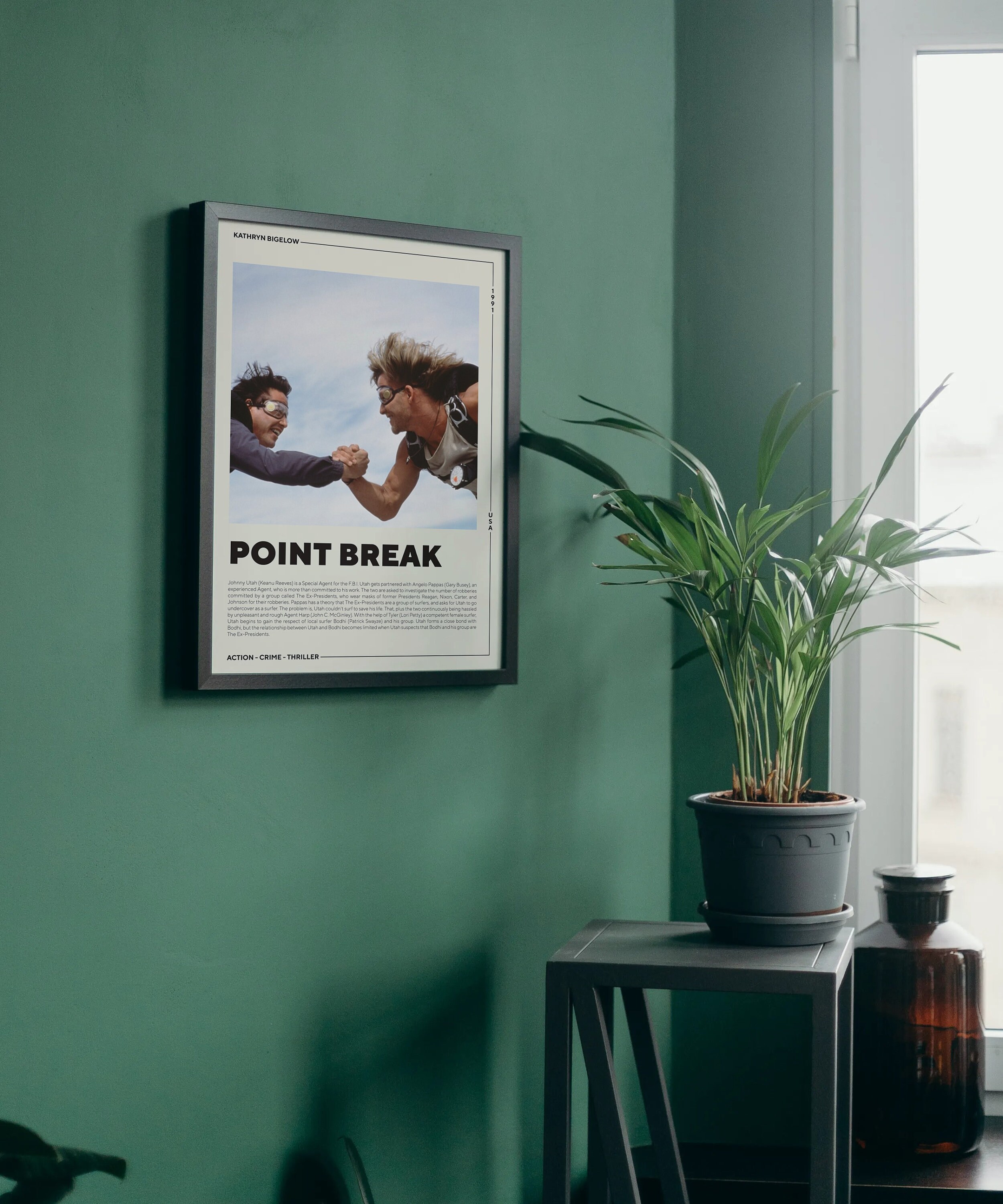 Point Break Poster Kathryn Bigelow Minimalist Movie Poster - Etsy