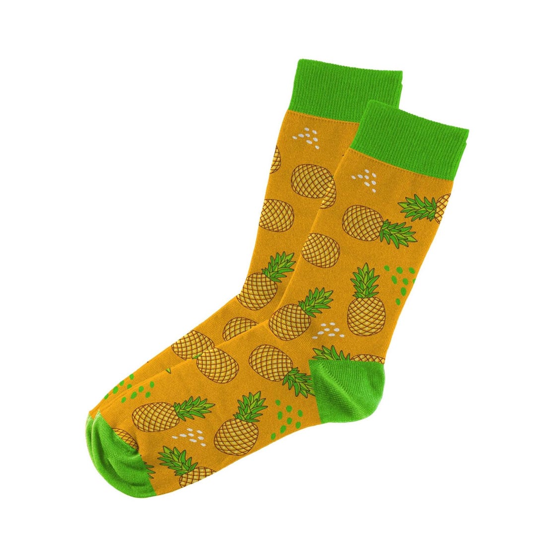 Made From Bamboo Socks: Fun Pineapple Design, Soft ...
