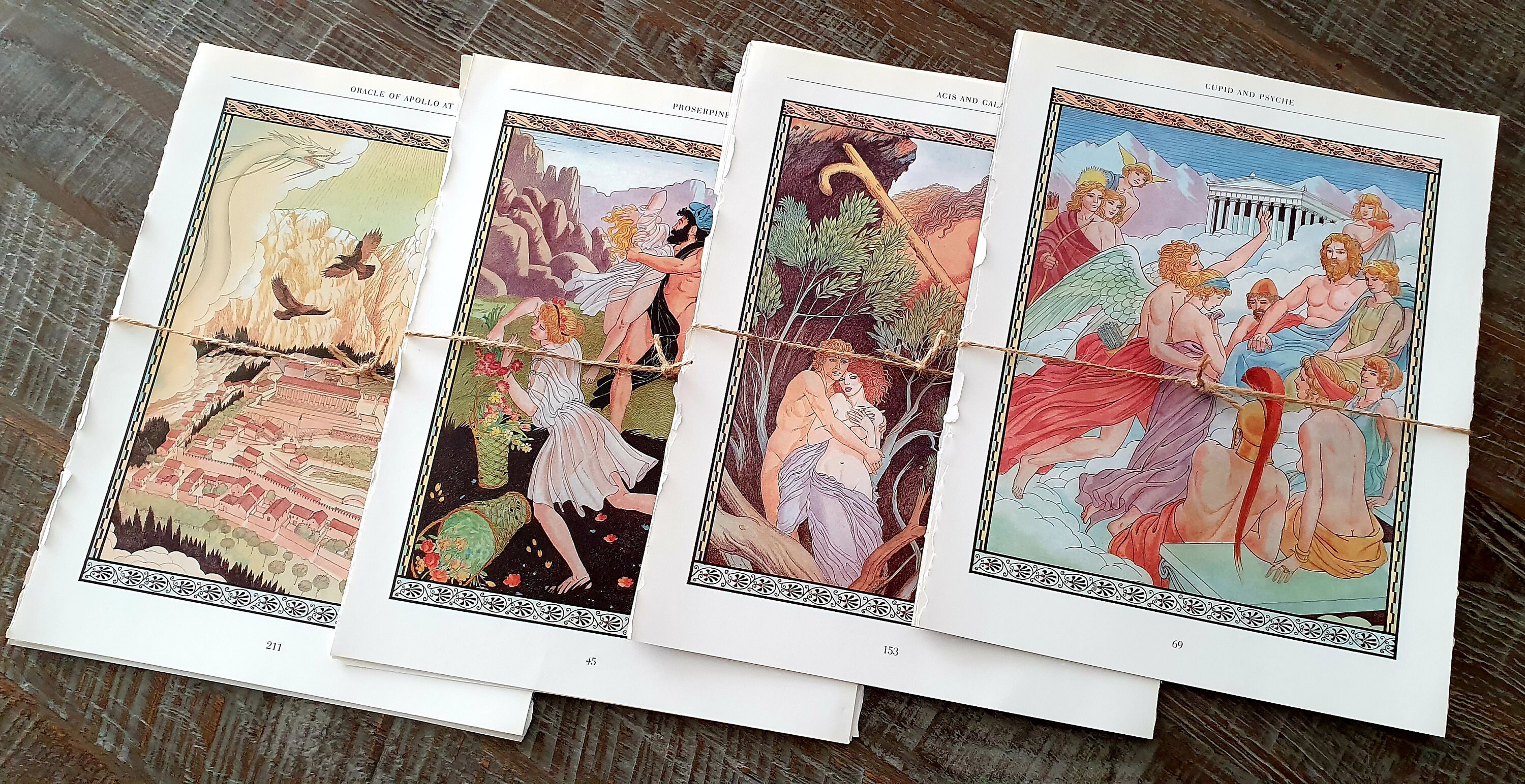 Mythical Fables Full Page Illustration Pages for Junk - Etsy