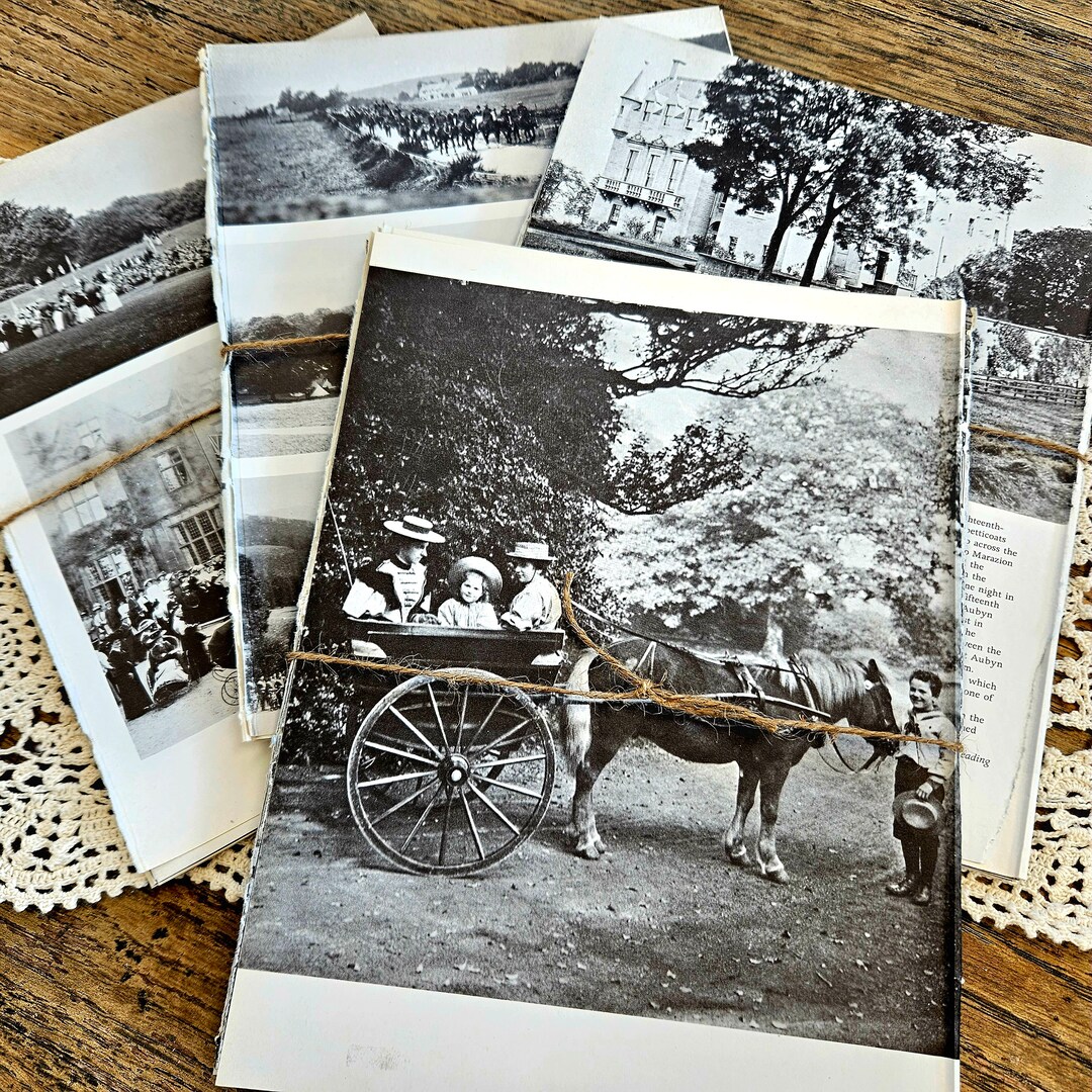 Victorian and Edwardian Country Life Black & White Book - Etsy