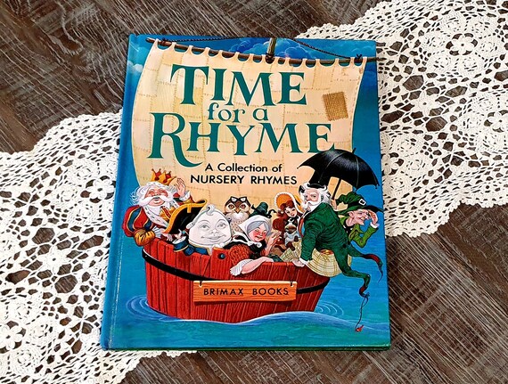 1975 Time for a Rhyme Illustrated by Eric Kincaid and Lucy - Etsy