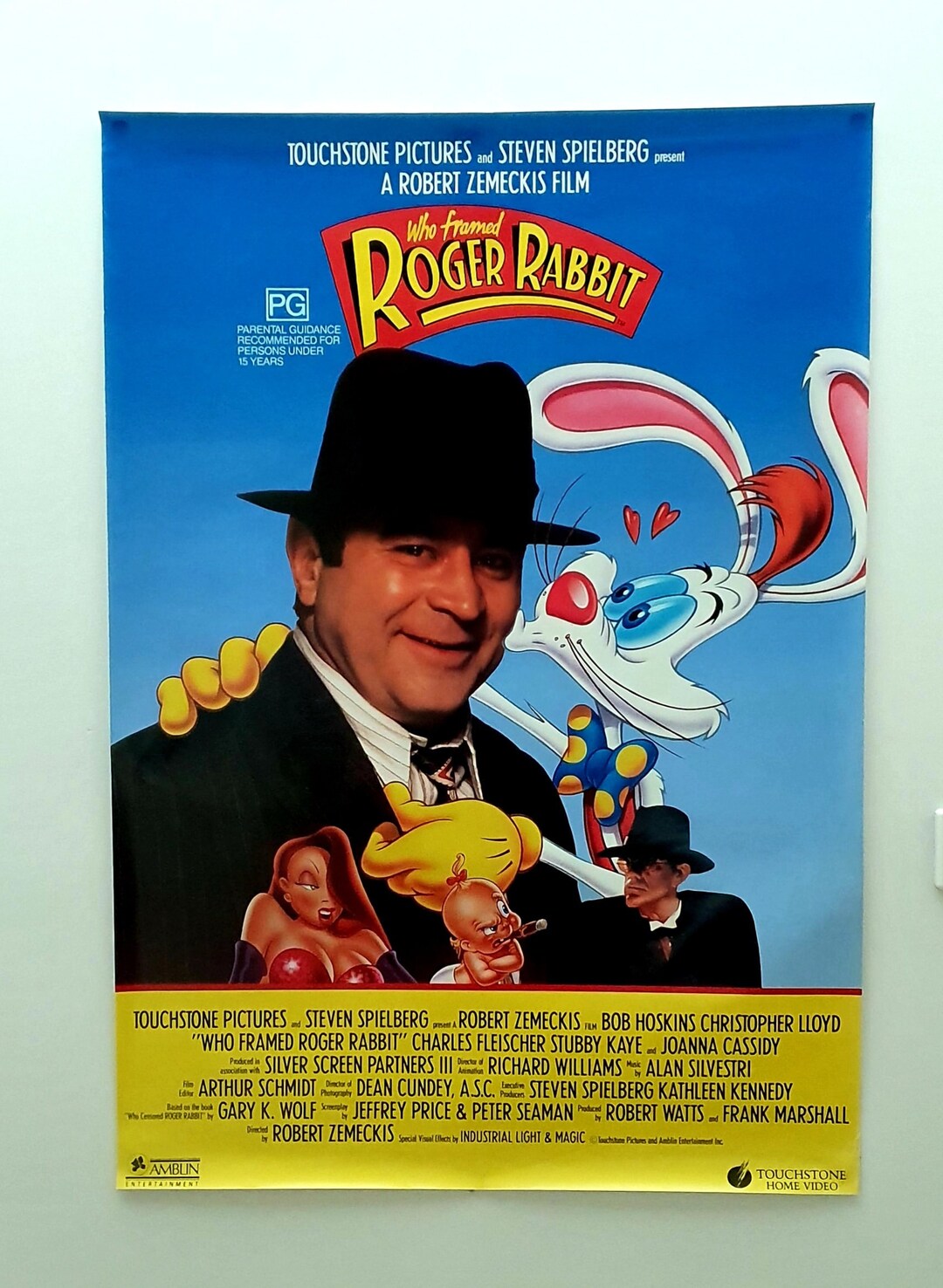 1988 Who Framed Roger Rabbit. Original Movie Poster. - Etsy