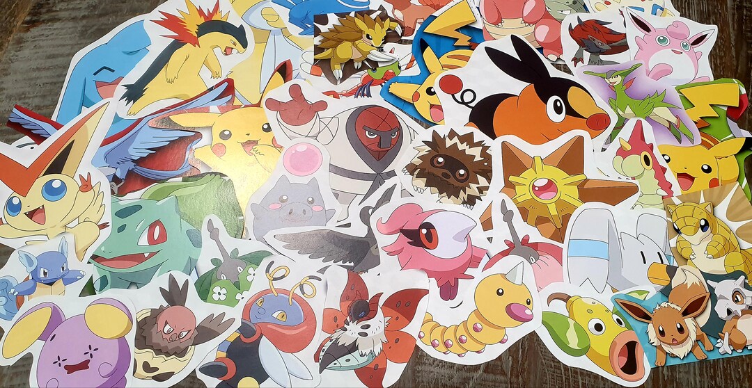 Pokemon Cutouts for Junk Journal, Scrapbook, Collage, Mixed Media Art ...