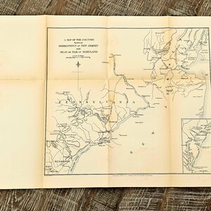 1920s Fold-out American Maps for Junk Journal Scrapbook Ephemera and ...
