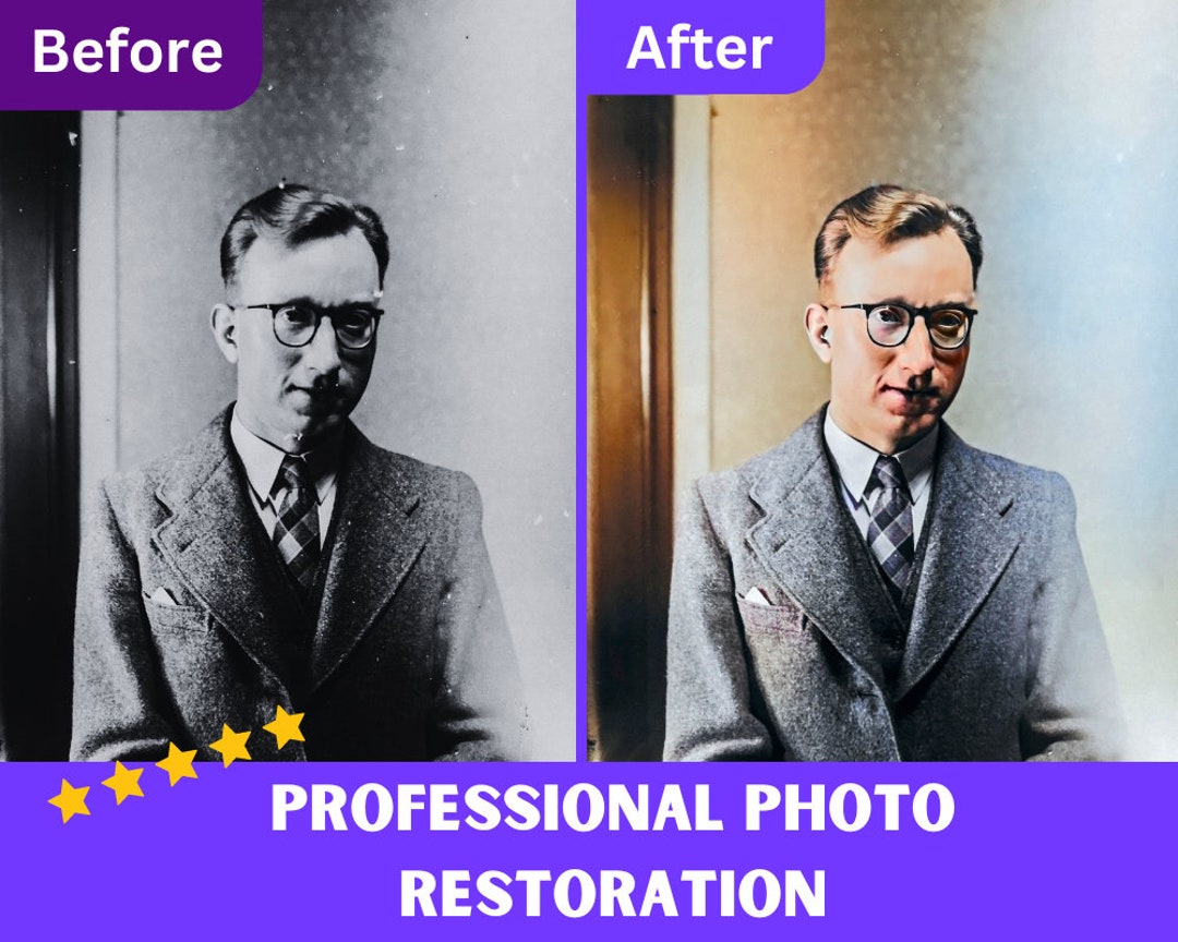 Professional Photo Restoration, Old Photo Restoration Service, Photo ...