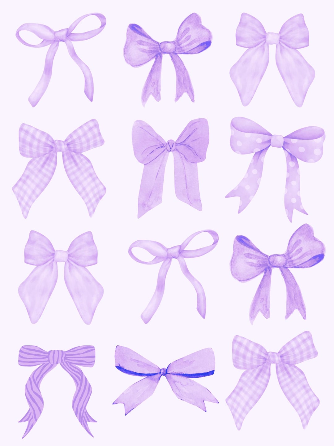 Bows Wall Art Digital Download - Etsy