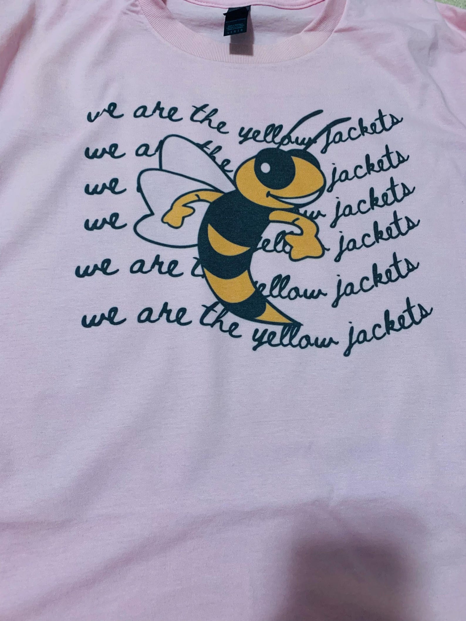 Yellow Jackets Spirit Wear Shirt. School Mascot. We Are the Yellow ...