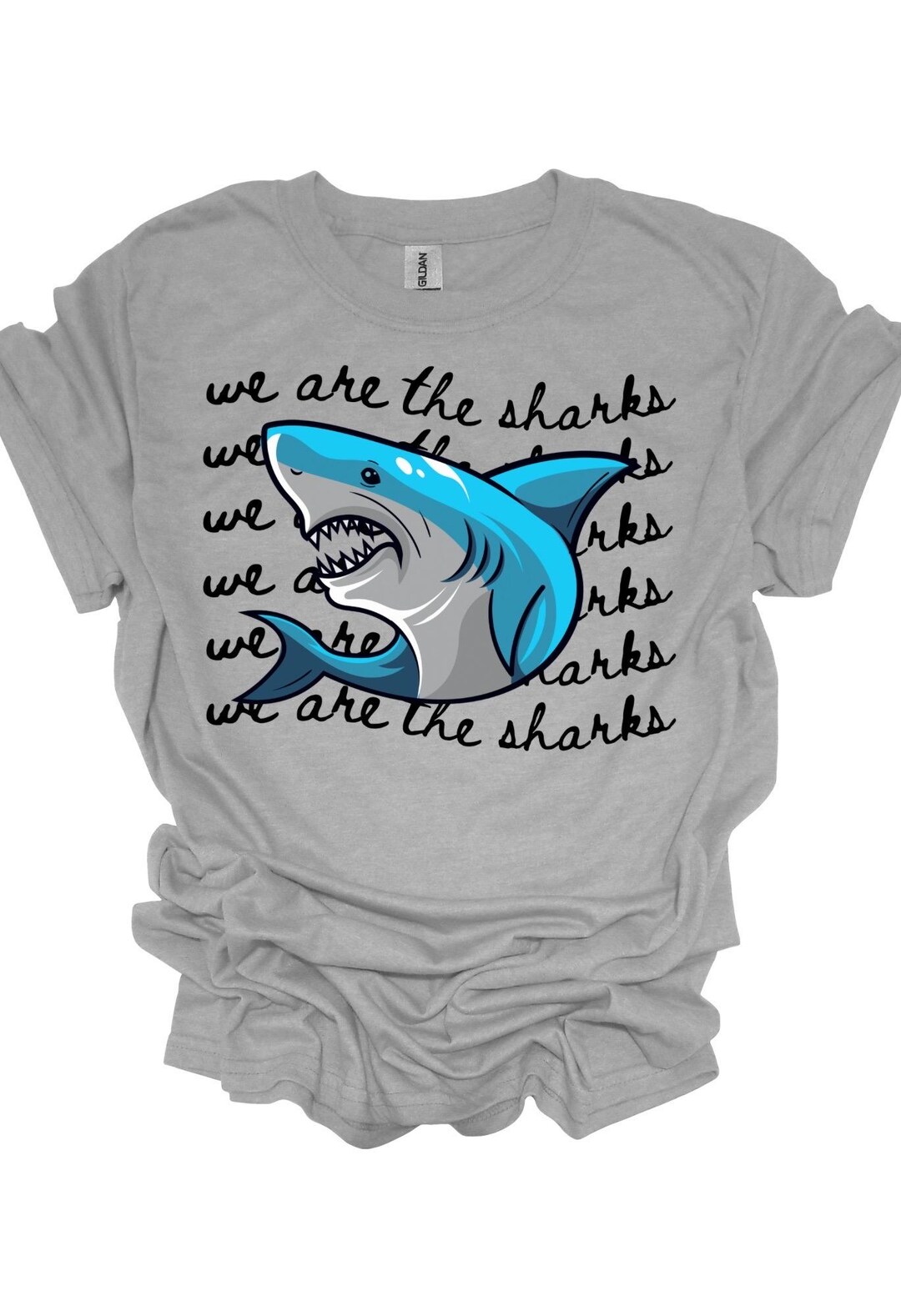 Sharks Spirit Wear Shirt, School Mascot, We Are the Sharks, Sports Team ...