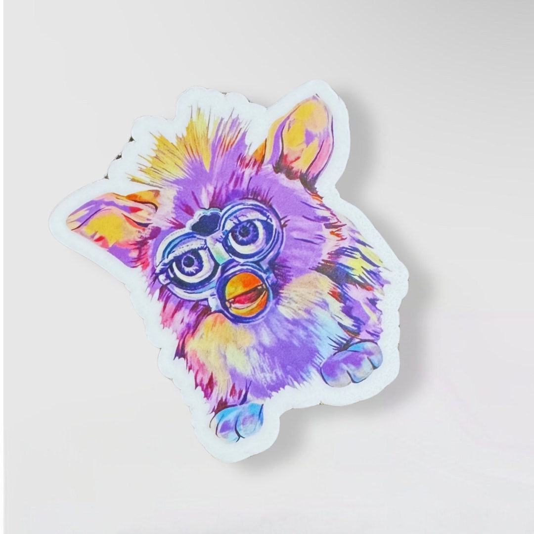 Furby Nostalgic Sticker 2"x2" Original Art Print Sticker - Etsy