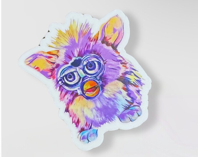 Furby Nostalgic Sticker 2"x2" Original Art Print Sticker - Etsy