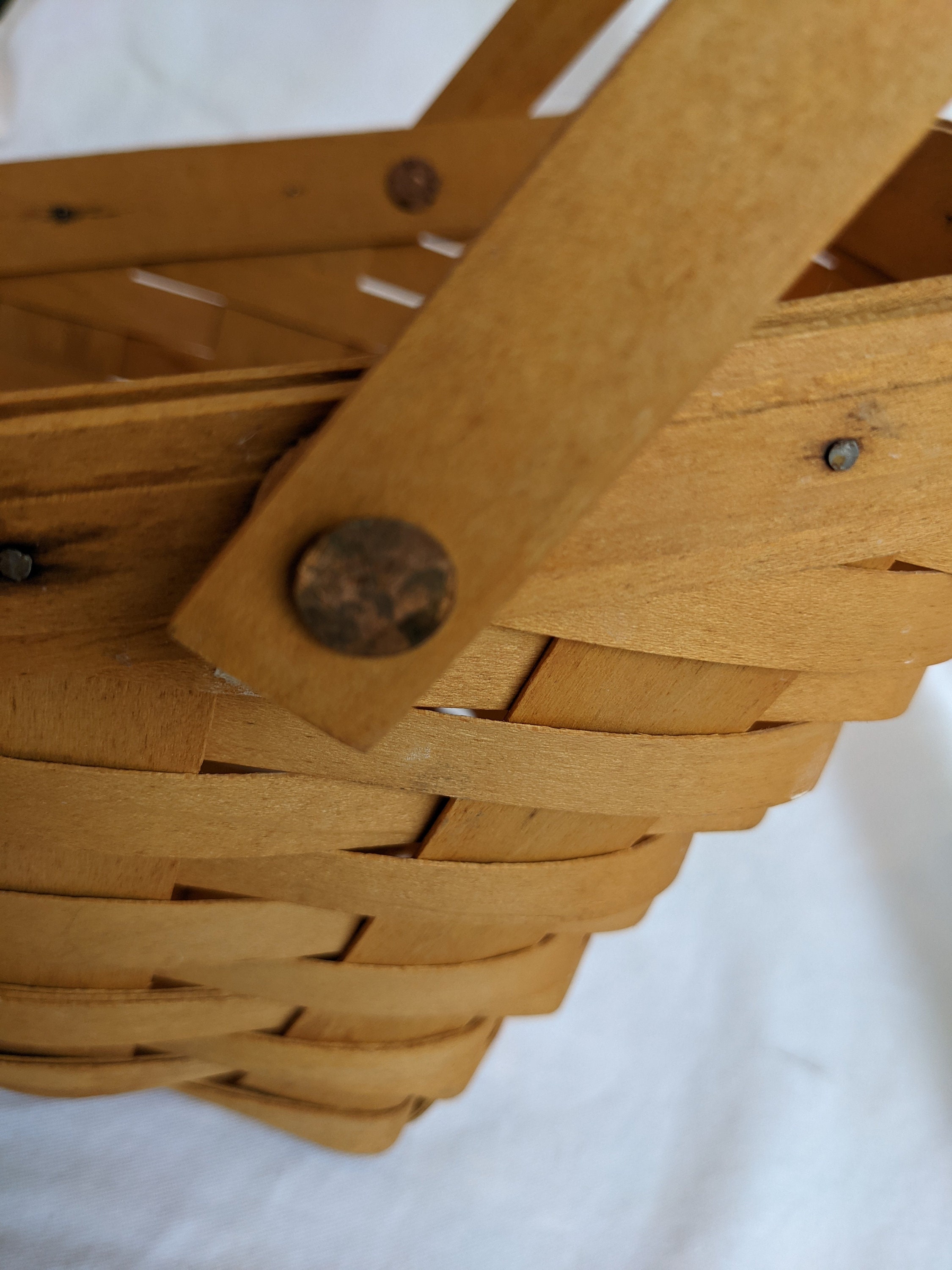 Longaberger Slanted Basket/ Vintage Baskets/collectable Baskets - Etsy
