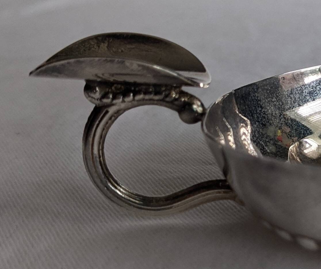 Mid Century Modern Wine Taster Cup, Sommelier Cup, Silver Played ...