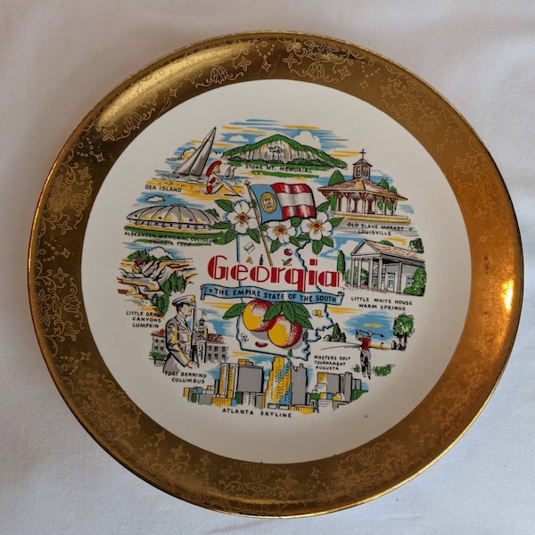 Georgia State Plate - Etsy