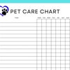 Dog Grooming Log, Dog Care Sheet, Dog Grooming Tracker, Pet Care Chart ...